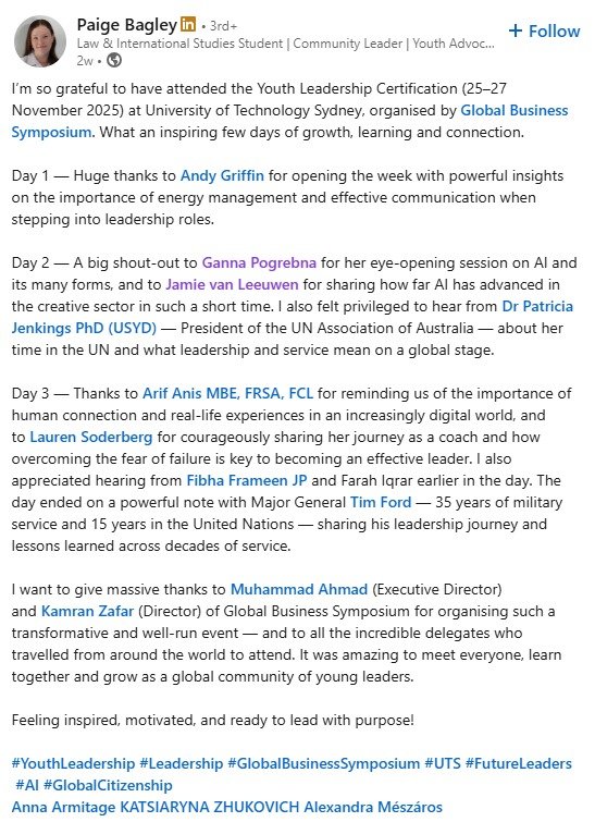 Global Business Symposium